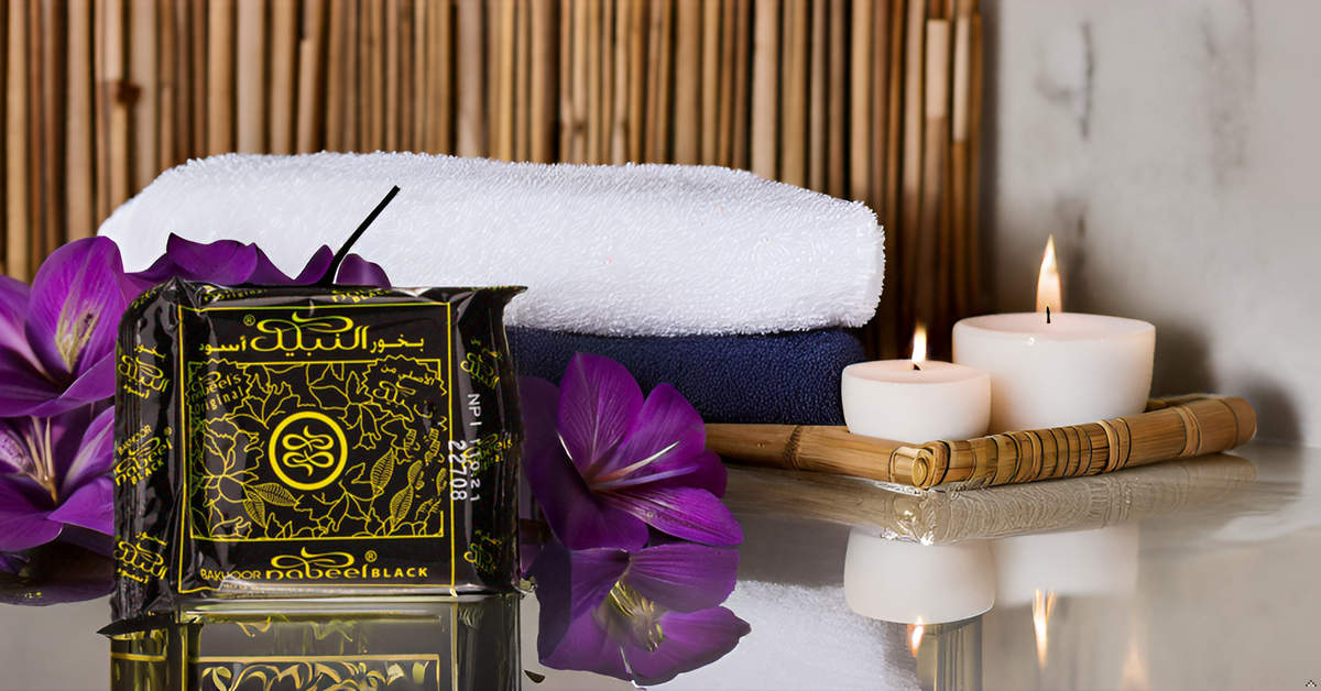 Black Bakhoor by Nabeel Incense Authentic Sealed Genuine Arabic Home F ...